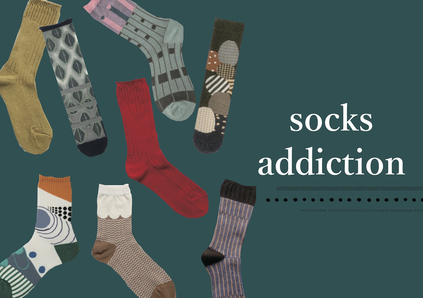 ～姉妹店milleよりイベント【socks addiction】のお知らせ📢～ – こよみ堂